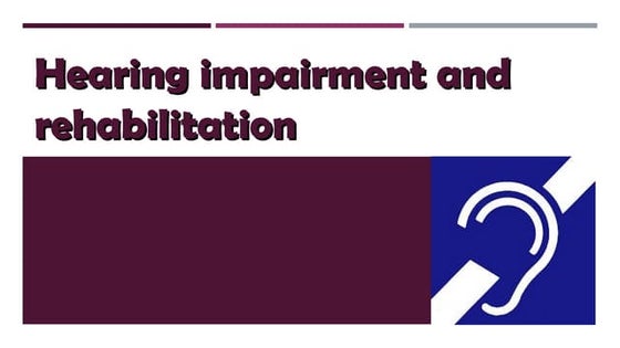Strategies in teaching hearing impaired children in an inclusive ...