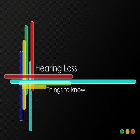 Hearing Loss | PPT