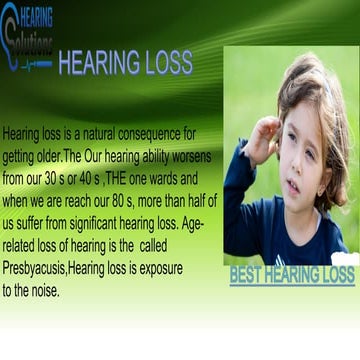 Hearing loss | PPT