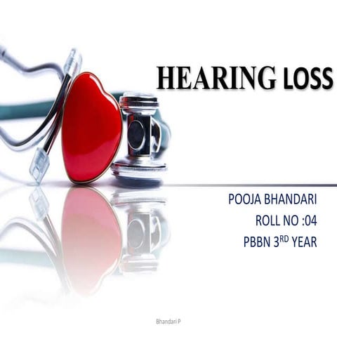 Hearing loss | PPT