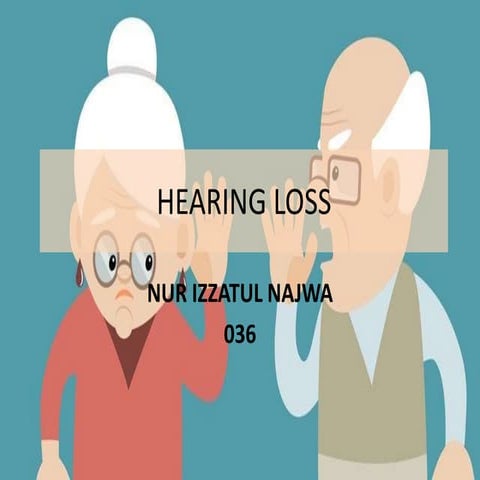 Hearing loss | PPTX