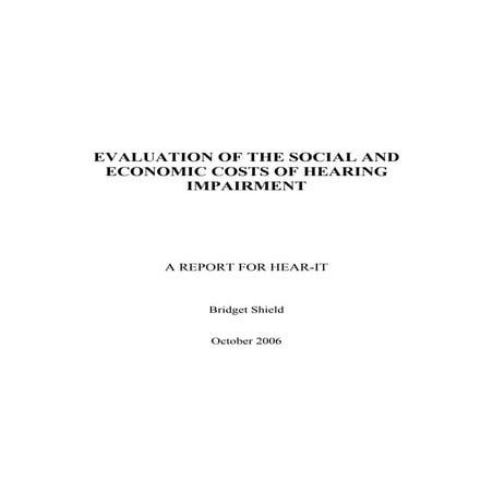 Hear It Report October 2006 | PDF