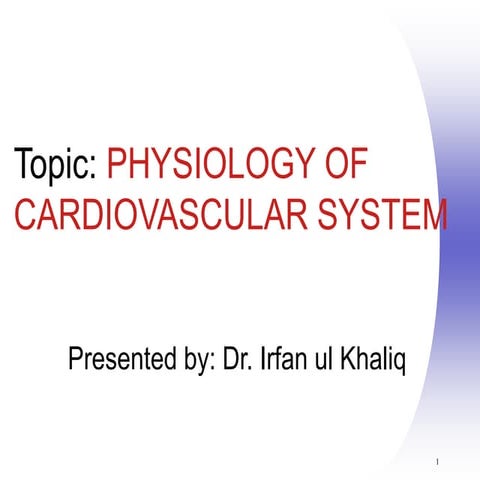 heart2 physiology of cardiovascular system | PPTX