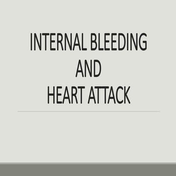 Heart attack | PPT