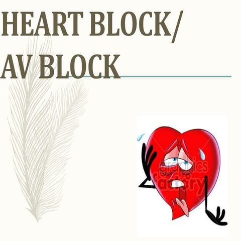 Heart block | PPTX