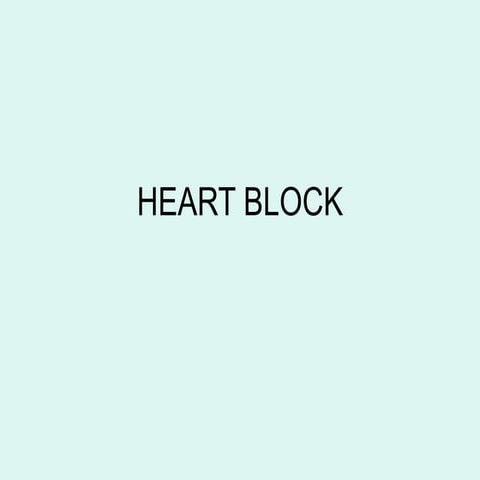 Heart block | PPT