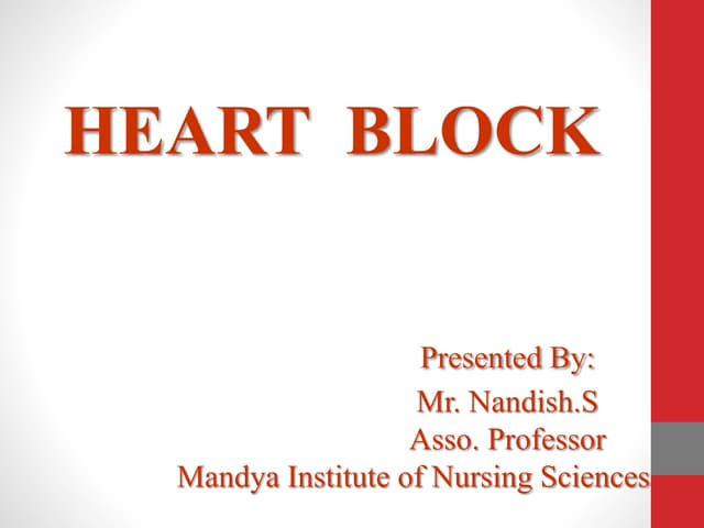Approach to bradyarrythmias1 | PPTX