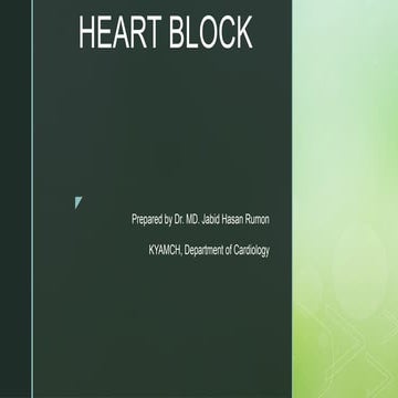Heart Block with Nursing Management | PDF