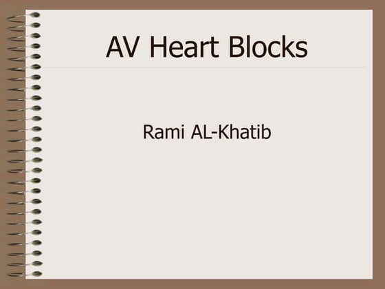 Heart Block with Nursing Management | PDF | Heart and Cardiovascular ...