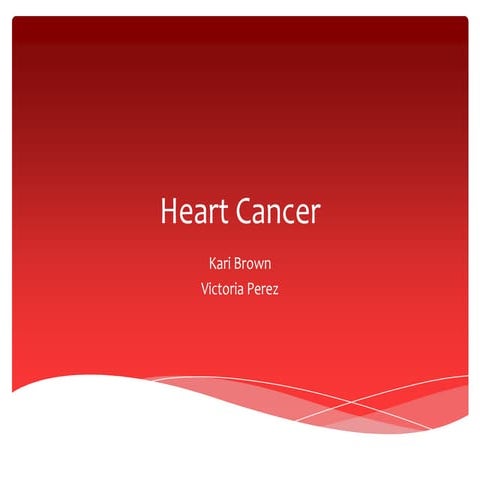 Heart cancer | PPTX