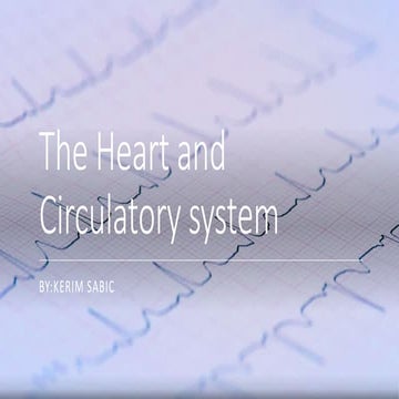 Heart and circulatory system | PPTX