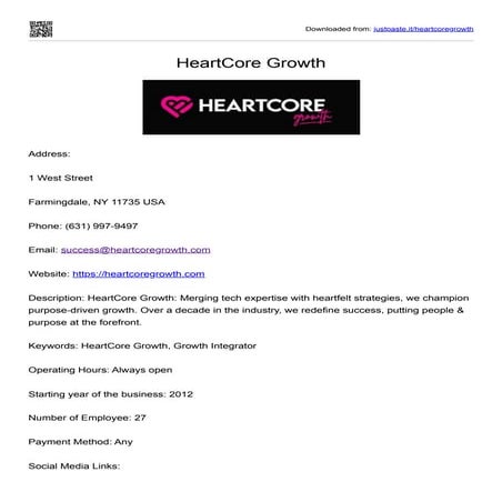 HeartCore Growth | PDF