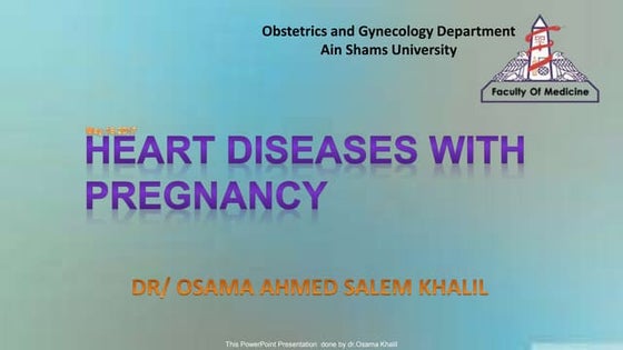 Heart disease in pregnancy | PDF