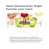 heart disease kcal: Right food for your Heart.pdf