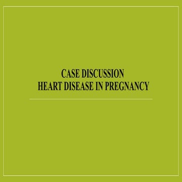 heart disease post mvr in pregnancy case | PPTX