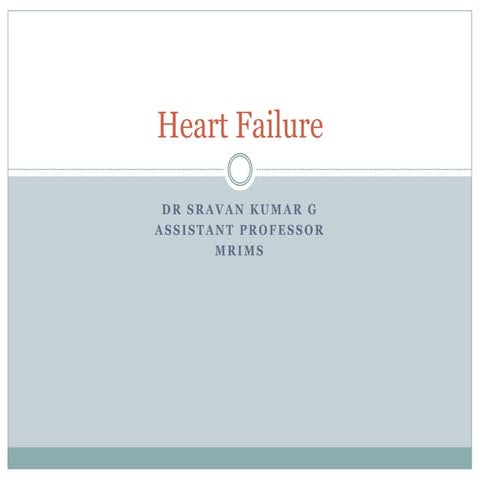 Heart failure | PPT