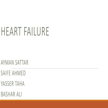 Heart failure | PPTX