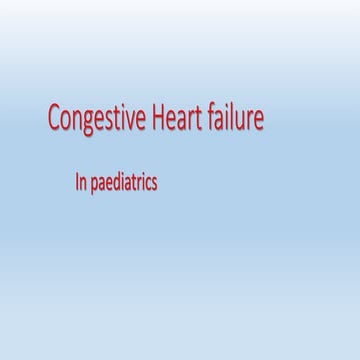 heart failure in pediatric age group, medical college | PDF