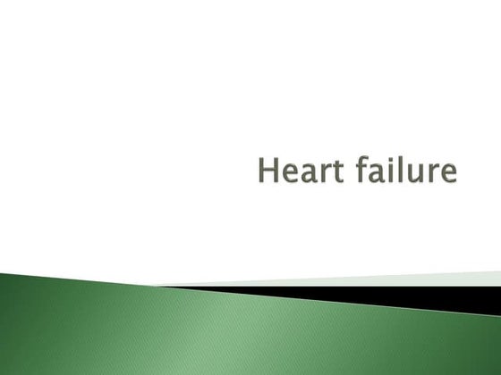 CONGESTIVE HEART FAILURE.pptx | Heart and Cardiovascular Diseases ...