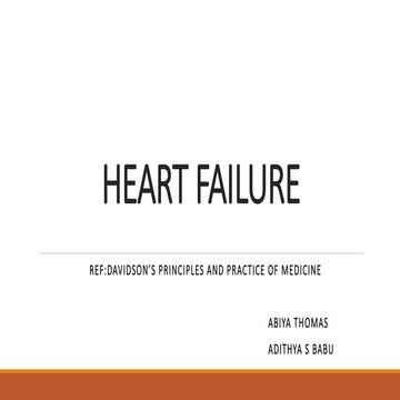heart failure final.. presentation medicine pptx | PPTX