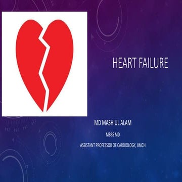 Heart failure for undergraduates | PPTX
