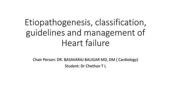 Heart Failure.pptx pharmacology diseases | PPT Heart Failure.pptx pharmacology diseases | PPT