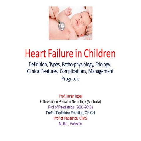 heart failure in children and pediatrics) | PPTX