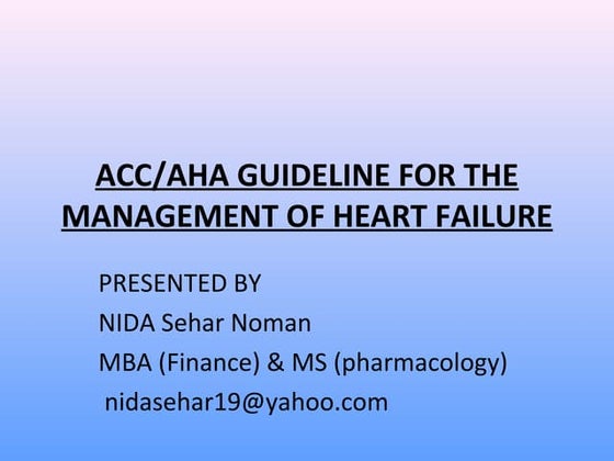 congestive heart failure pathophysiology | PPT
