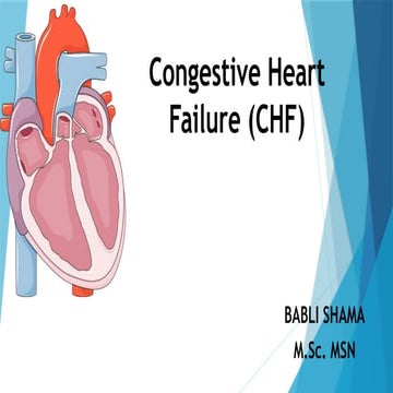 heart failure PPT.pptx B.Sc. Nursing AHN | PPTX