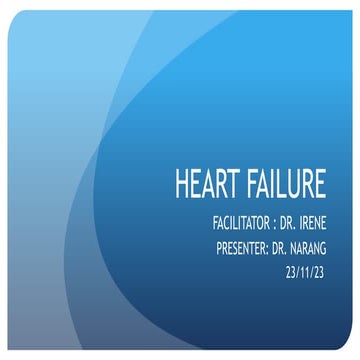heart failure presentation .presentation pptx | PPT