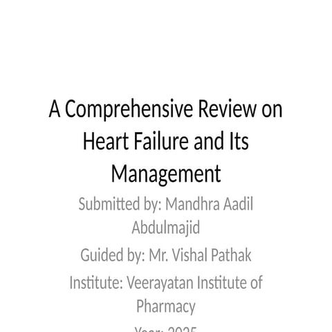 Heart_Failure_Review_12Slide.pptx and use | PPTX