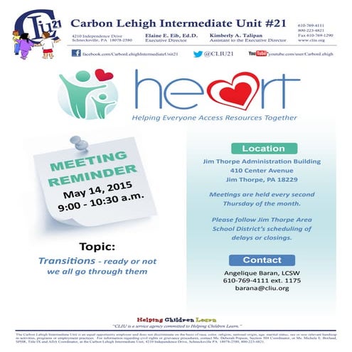 Heart Meeting Reminder | PDF