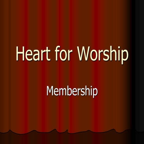 Heart 4 Worship | PPT