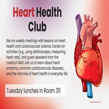 Heart Health Club: Build, Lead, Inspire* | PDF
