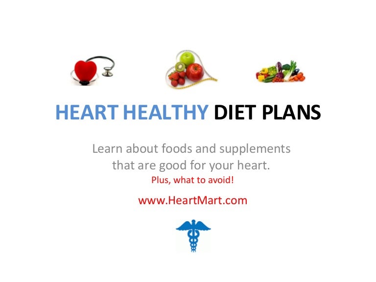 Heart Healthy Diet Plans