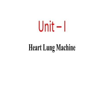HEART LUNG MACHINE | PPT