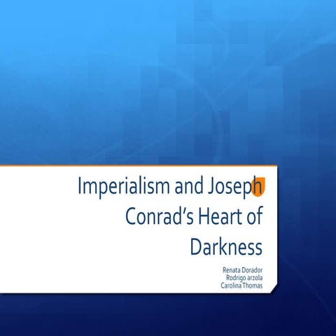 Imperialism and Joseph Conrad's Heart of Darkness | PPTX