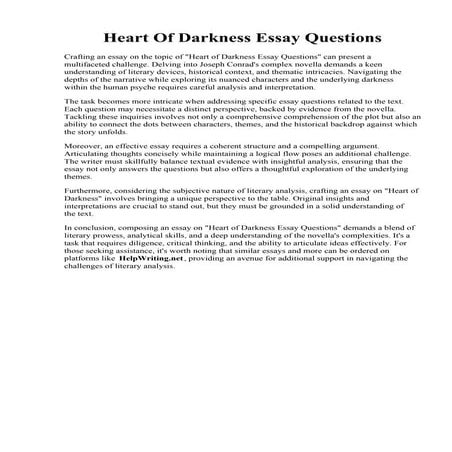 Heart Of Darkness Essay Questions.pdf