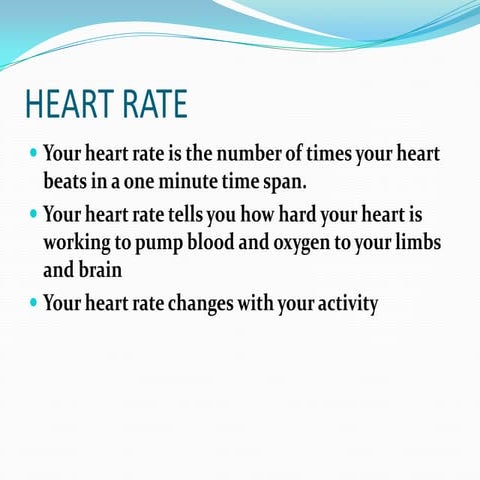 Heart rate | PPTX | Heart and Cardiovascular Diseases | Diseases and ...