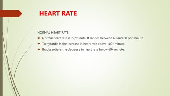 Regulation of heart rate | PPTX