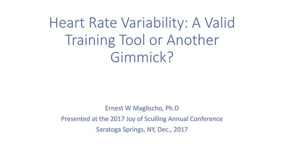 Introduction to HRV | PPTX