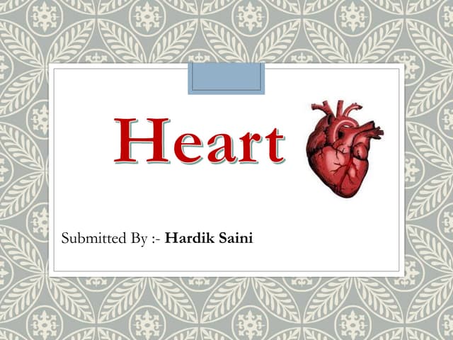 Right atrium of heart | PPTX