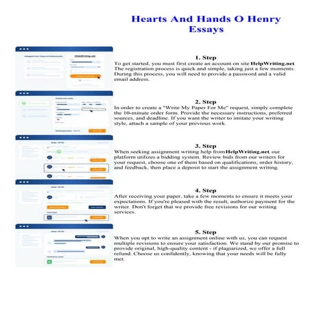 Hearts And Hands O Henry Essays | PDF