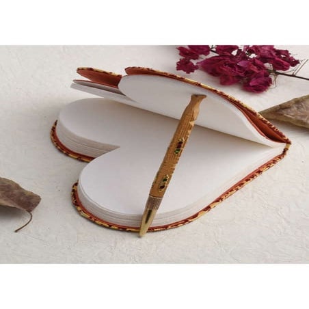 Heart Shape Diary, Velvet cover Diary | PDF