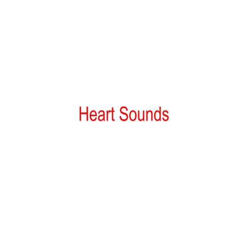 Heart sounds topic cardio vascular system | PDF | Heart and ...