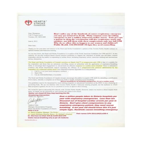 Heart and Stroke Foundation letter | DOCX