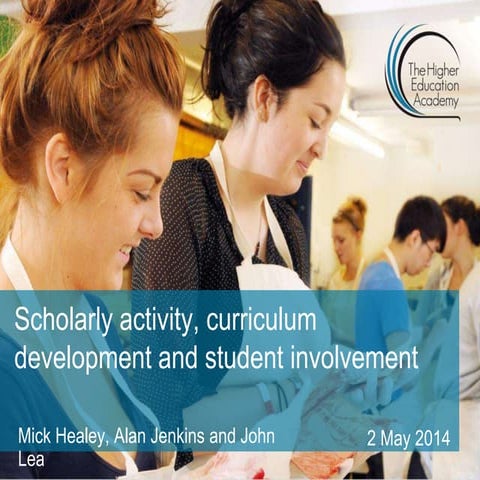Scholarly activity, curriculum development and student involvement | PPT