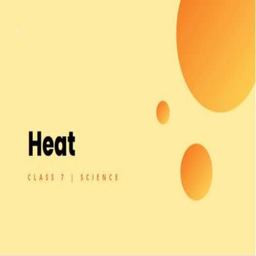 Heat-grade 7 | NCERT | PPTX