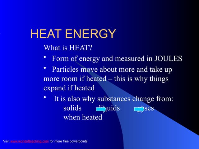 Presentation on heat and temperature | PPTX