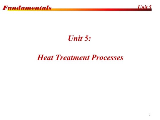 Heat Treatment Processes | PPT